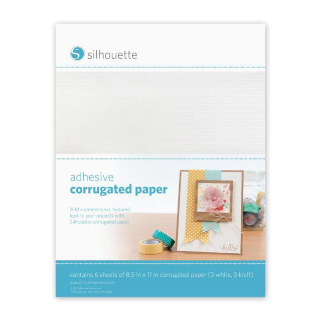 Silhouette | Zelfklevend Geribbeld Karton (Adhesive Corrugated Paper ...